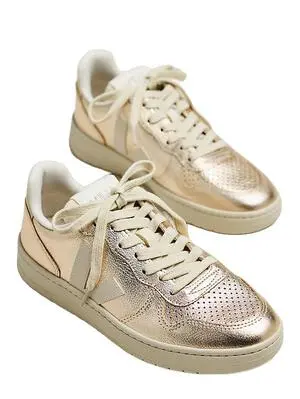 VEJA V-10 Prime Sneakers - Platine / Pierre