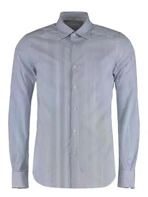 SLOWEAR Striped Cotton Shirt - White
