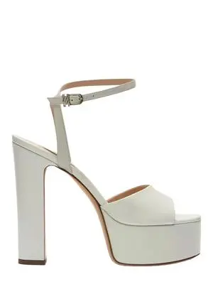 Casadei Platform Heeled Sandals - White