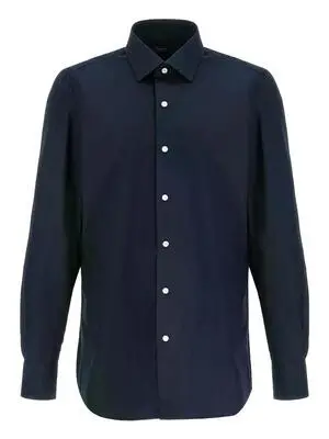 FINAMORE 1925 Buttoned Shirt - Blue