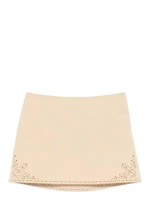 Ermanno Scervino A-line Mini Skirt - Neutrals