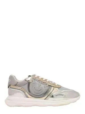 Pinko Logo-appliqué Sneakers - Grey