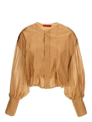 THELATEST Diana Light Muslin Shirt - Beige