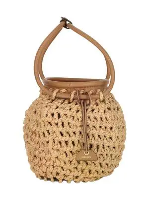 Cult Gaia Enya Bucket Bag - Neutrals
