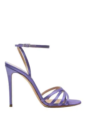 Casadei Julia Satin Sandals - Purple