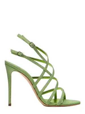 Casadei Julia Caged Sandals - Green