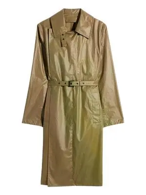 LEMAIRE Belted Wrap Coat - Neutrals