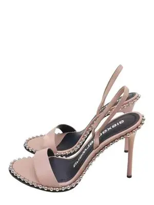 ALEXANDER WANG Nova Slingback Heeled Sandals - Neutrals