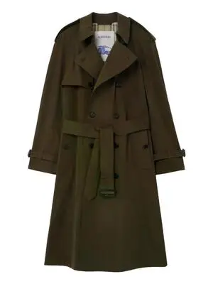 Burberry Cotton Trench Coat - Green