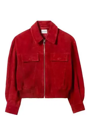 Claudie Pierlot Pocket Zip-up Jacket - Red