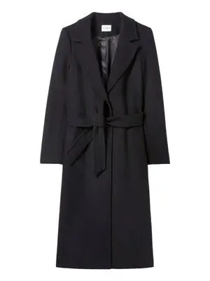 Claudie Pierlot Belted Coat - Blue