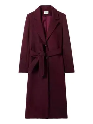 Claudie Pierlot Belted Coat - Red