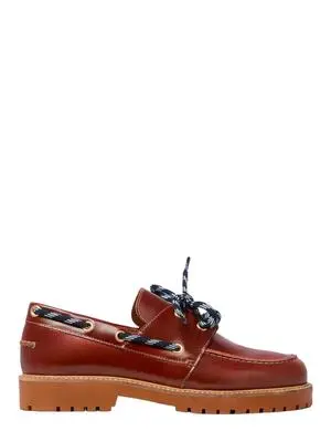 Claudie Pierlot Lace-up Boat Shoes - Brown