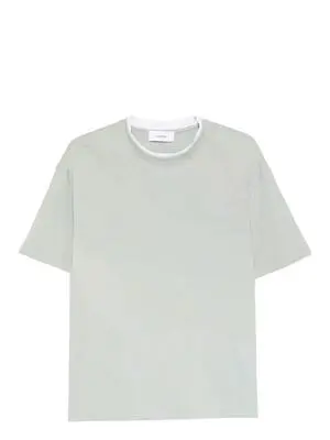 LARDINI Contrast-trim T-shirt