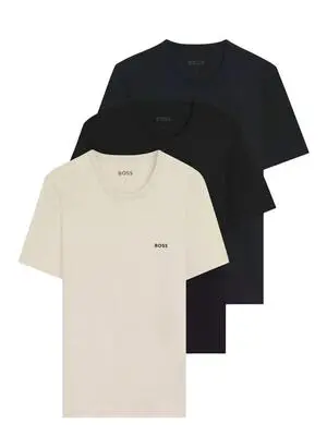 BOSS Logo-detail T-shirt - Black