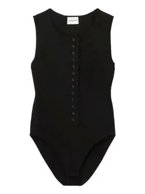 Claudie Pierlot Button-fastening Bodysuit - Black
