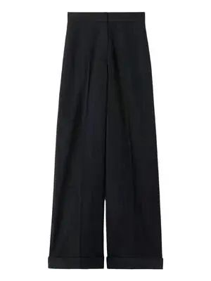 Claudie Pierlot Pinstripe Trousers - Blue