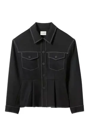 Claudie Pierlot Buttoned Jacket - Black