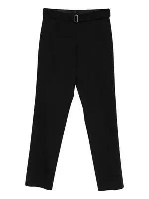 LARDINI Pagazza Belted Trousers - Black
