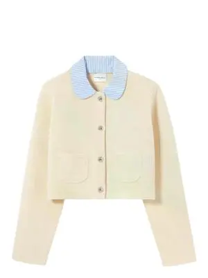Claudie Pierlot Button Pockets Cardigan - Neutrals