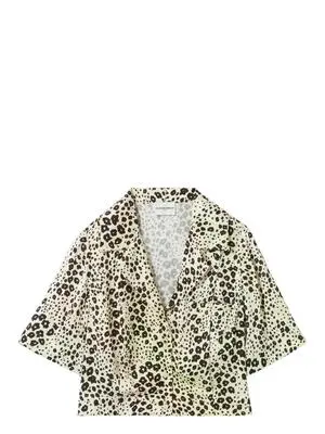 Claudie Pierlot Printed Button-down Shirt - Neutrals