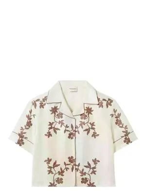 Claudie Pierlot Floral-print Shirt - White