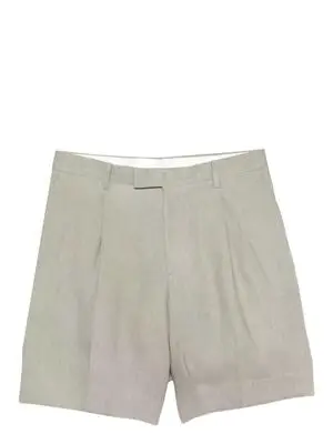 LARDINI Pleated Shorts - Grey