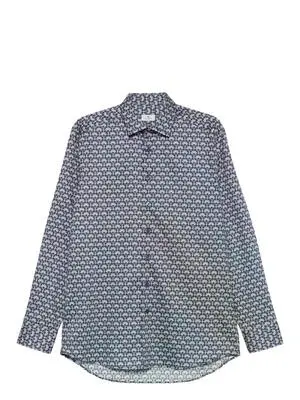 Etro Floral Buttoned Shirt - Blue