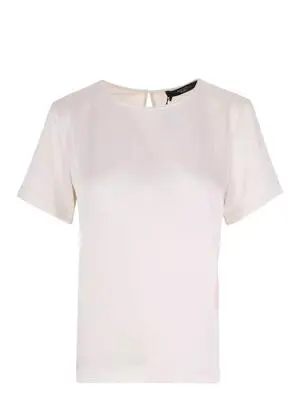Max Mara Round-neck T-shirt - Neutrals