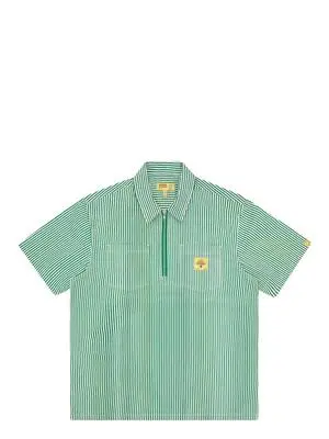 ICECREAM Striped Polo Shirt - Green