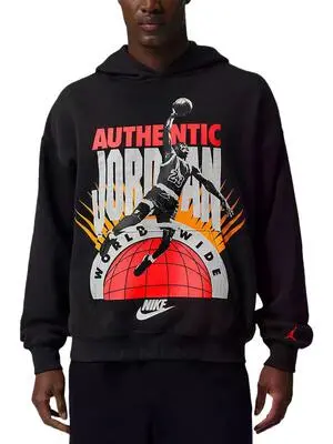 JORDAN Brooklyn Fleece Hoodie - Black