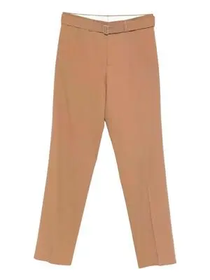 LARDINI Belted Trousers - Brown