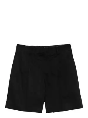 LARDINI Pleated Shorts - Black