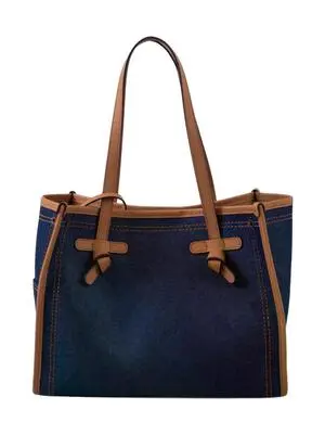 GIANNI CHIARINI Marcella Denim Tote Bag - Blue