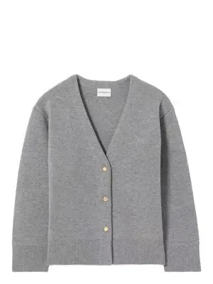Claudie Pierlot V-neck Embroidered Cardigan - Grey