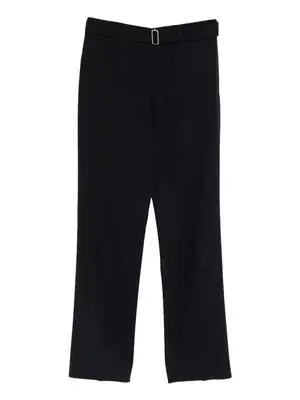 LARDINI Belted Straight Leg Trousers