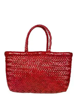 Dragon Diffusion Small Woven Tote - Red