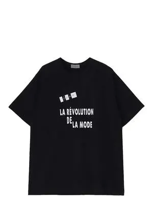 Yohji Yamamoto Print T-shirt - Black