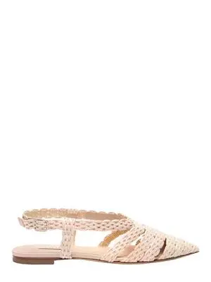 Casadei Buckle-detail Flat Pumps - Neutrals
