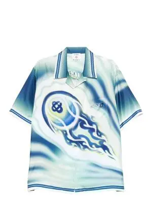 Casablanca The Art Of The Serve Shirts - Blue