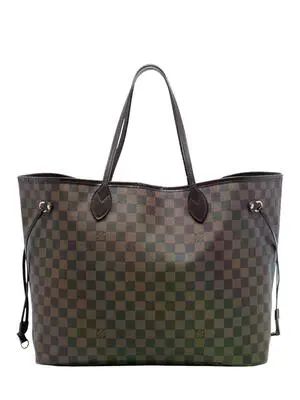 LOUIS VUITTON 2011 Louis Vuitton Damier Ebene Neverfull GM Tote Bag