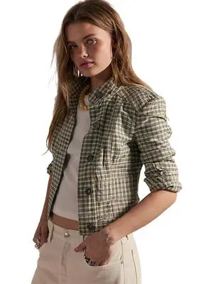 FREE PEOPLE Point It Blind Jacket