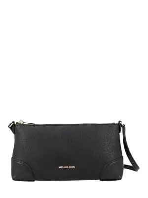Michael Kors Logo-plaque Shoulder Bag - Black