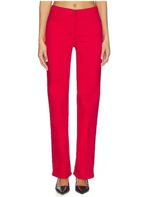 MOTHER The Kick It Jeans - Red