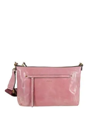 Isabel Marant Nessah Zip Shoulder Bag - Pink