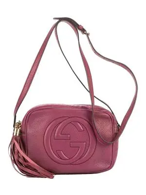 Gucci Soho Cross Body Bag - Purple