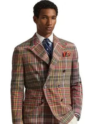 Ralph Lauren Polo Soft Tailored Fit Plaid Jacket - Madras