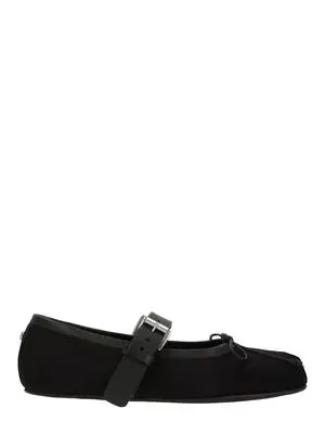 ANN DEMEULEMEESTER Zoey Buckled Ballet Flats - Black