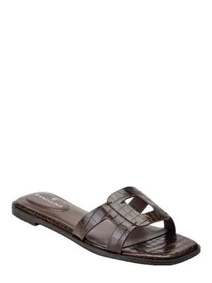 Bandolino Vienma Slide Sandal Dark Brown