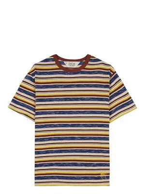 BRAIN DEAD Toni Stripe Tshirtin - Yellow